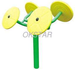 China outdoor fitness equipments steel based zinc powder coating Taichi Spinner-OK-T01 supplier