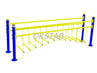China outdoor playground galvanized steel hanging bridge-ET-RO1 supplier