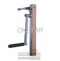 China wood outdoor fitness equipment leg trainer for old people supplier