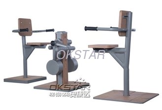 China outdoor wood chair leg stretcher leg exercise machine for old people supplier