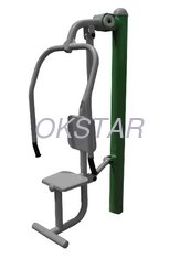 China outdoor crane body weight sports fitness equipment galvanized steel chest press supplier