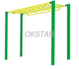 outdoor fitness equipments steel based zinc powder coating monkey bars-OK-T04