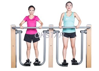 China outdoor fitness equipment wood exercise walking machine with TUV certificates supplier