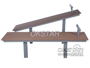 China outdoor exercise equipment garden sit up bench for body building supplier