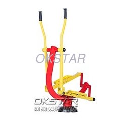 China China hot sale cheap good quality galvanized outdoor fitness trainer--outdoor elliptical bike supplier