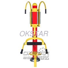 China China top manufacturer of good quality galvanized outdoor fitness trainer-outdoor back stretching device supplier