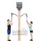 wooden street lamp outdoor fitness upper limb exercise trainer supplier