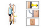 china outdoor park gym equipment  WPC materials based leg massager supplier